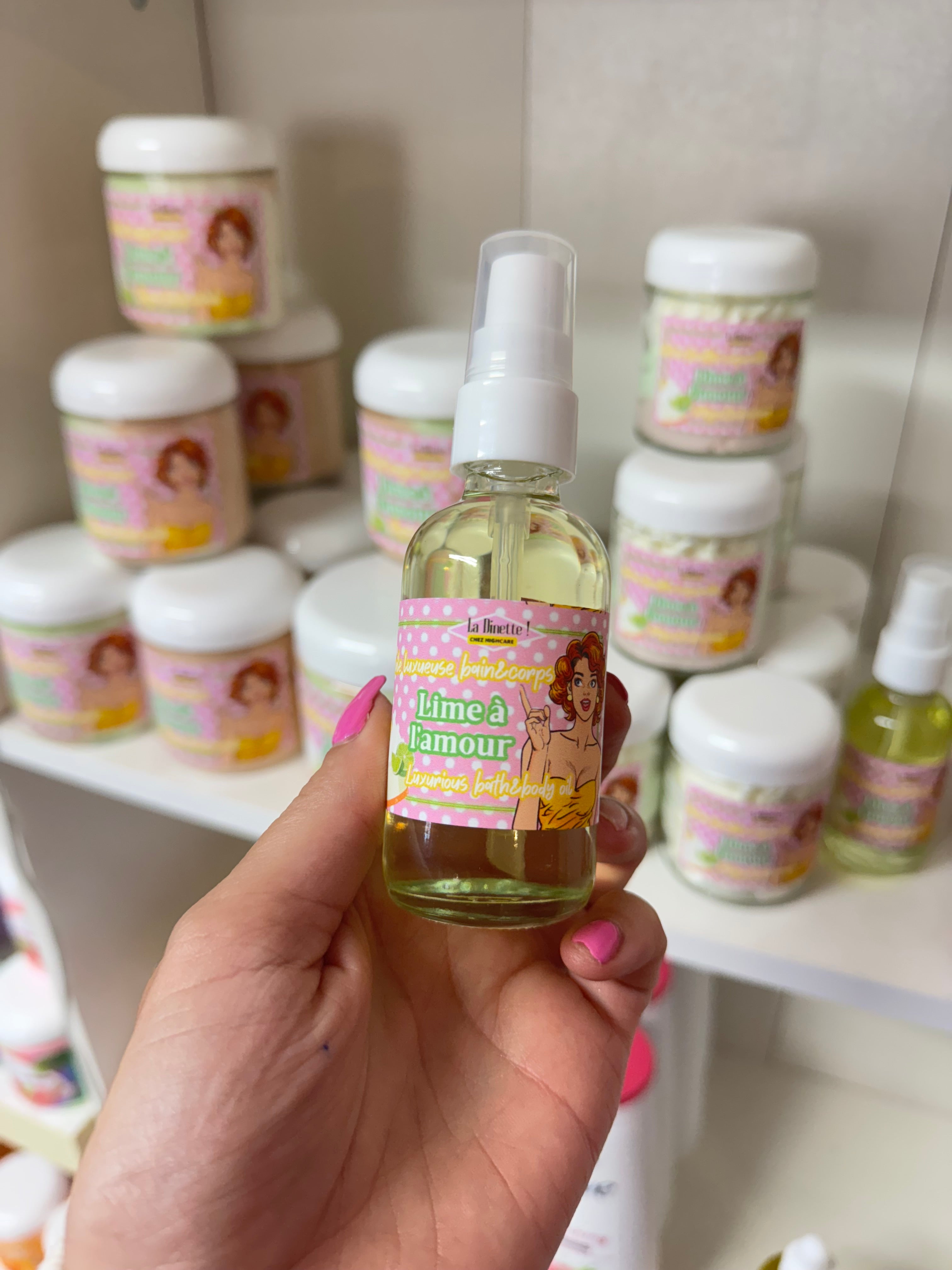Huile luxueuse bain&corps 🍰🍋‍🟩🧁 Lime à l’amour 💚 – HIGHCARE COSMÉTIQUES